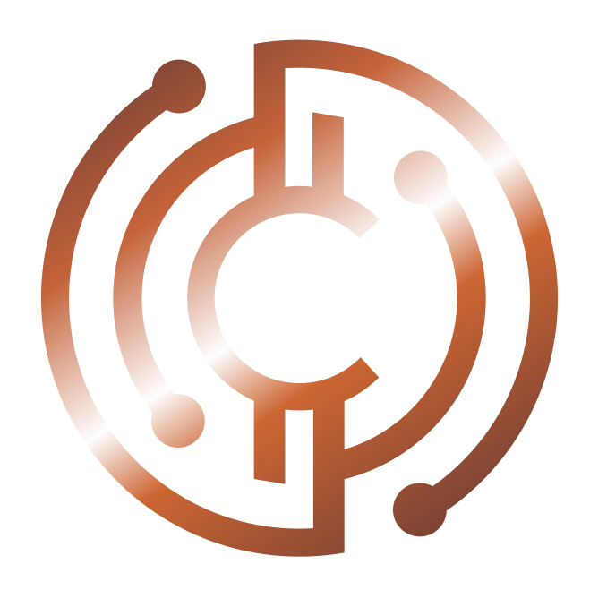 CUC only logo 2024 Transparent white outline – Cuprum Coin